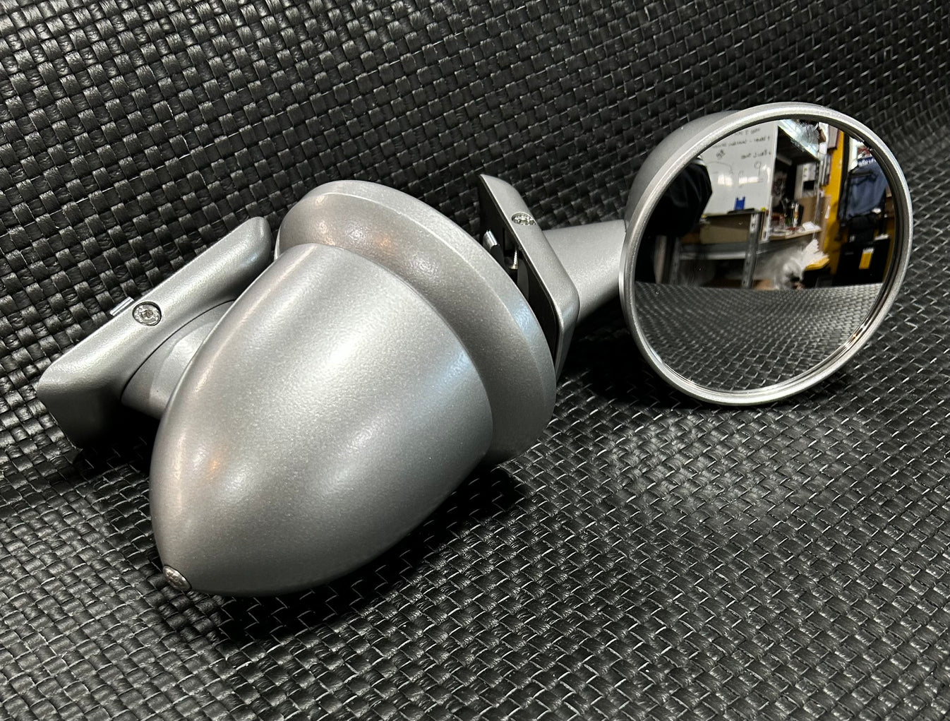 Aluminum Bullet Mirror - 911 1975-1988 Flag Mount – Ächtung Kraft